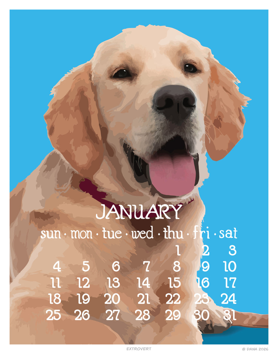 2026 11x14 Wall Calendar – Abacus Gallery