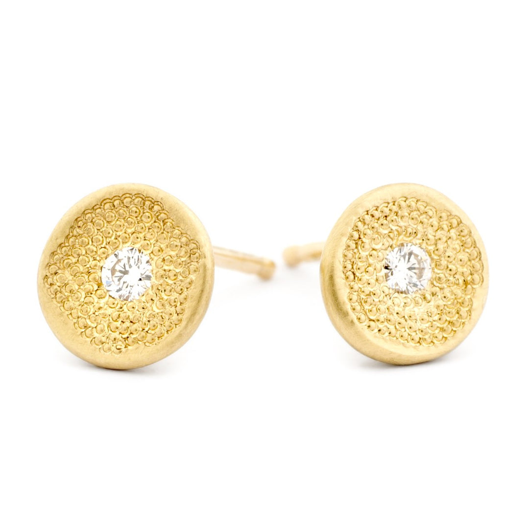 Mini Beaded Texture Stardust Earrings – Abacus Gallery